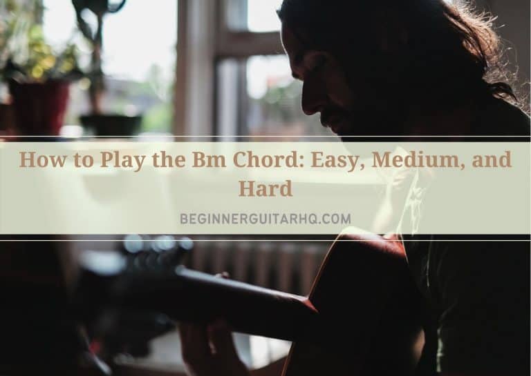 How to Play the Bm Chord: Easy, Medium, and Hard - Beginner Guitar HQ