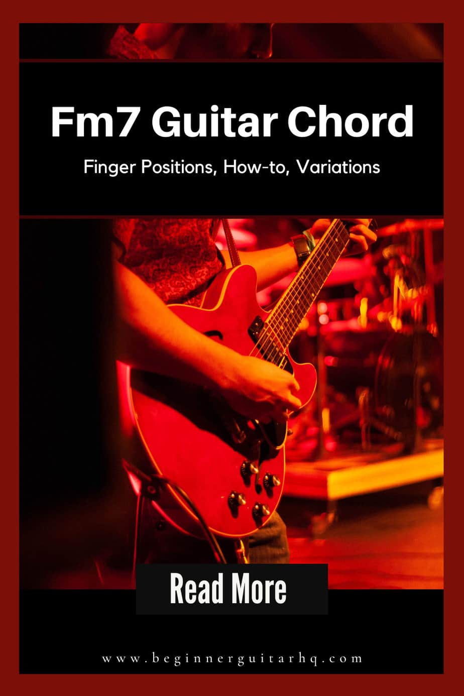 Fm7 Guitar Chord - Finger Positions, How-to, Variations - Beginner Guitar HQ