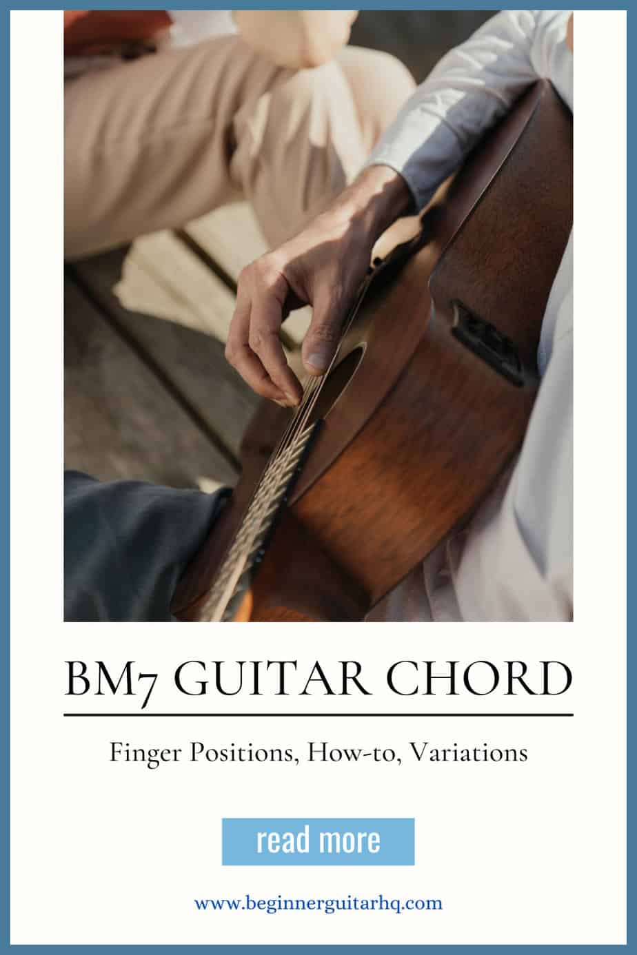 Bm7 Guitar Chord - Finger Positions, How-to, Variations | Beginner ...