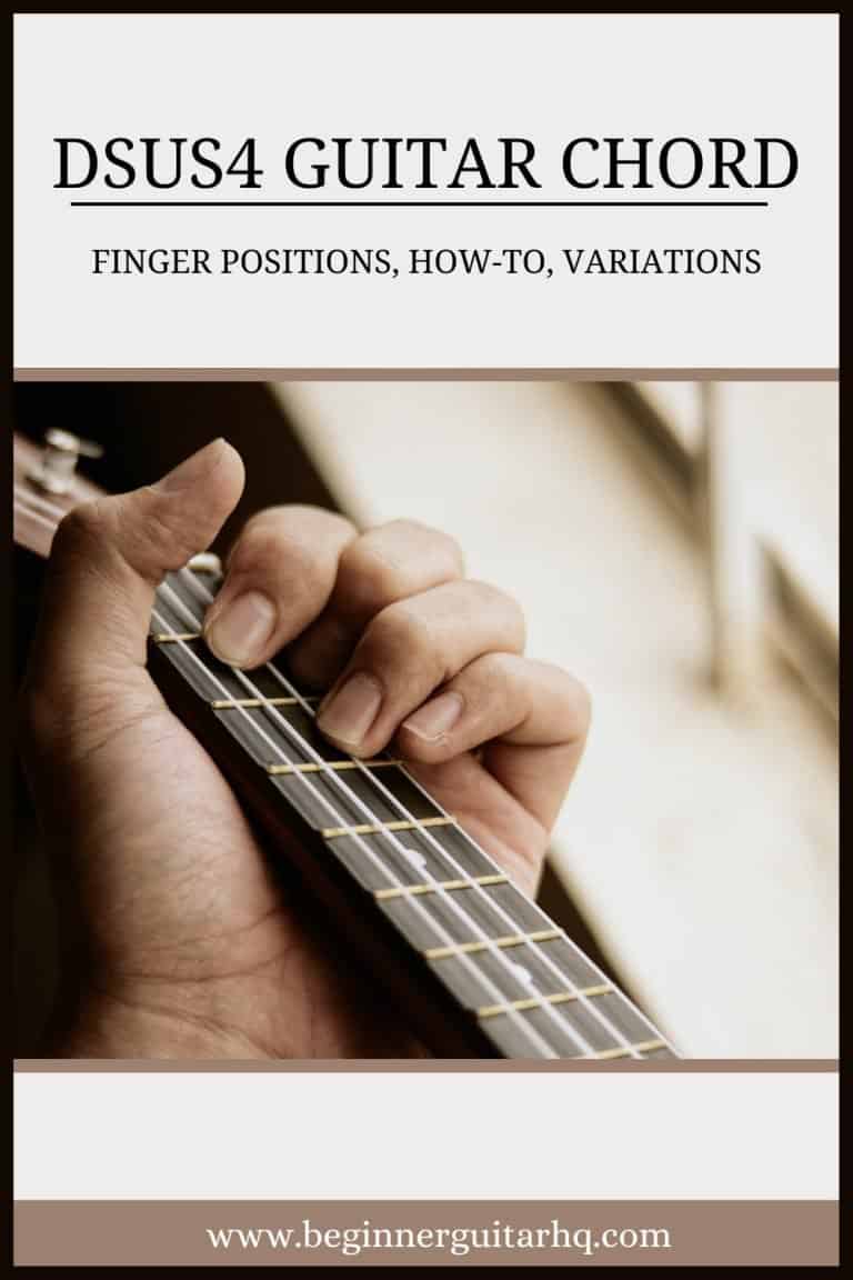 Dsus4 Guitar Chord - Finger Positions, How-to, Variations - Beginner ...