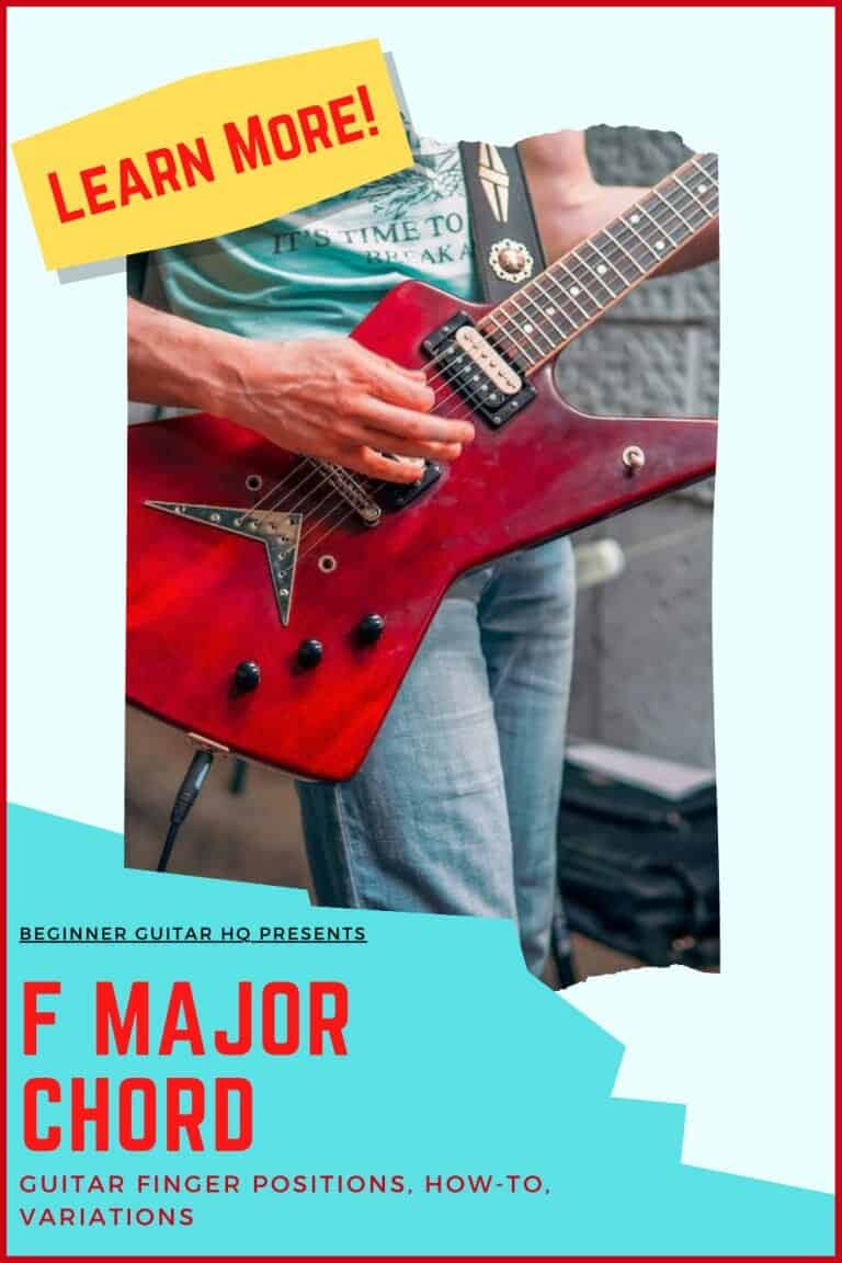 F Major Chord - Finger Positions, How-to, Variations - Beginner Guitar HQ