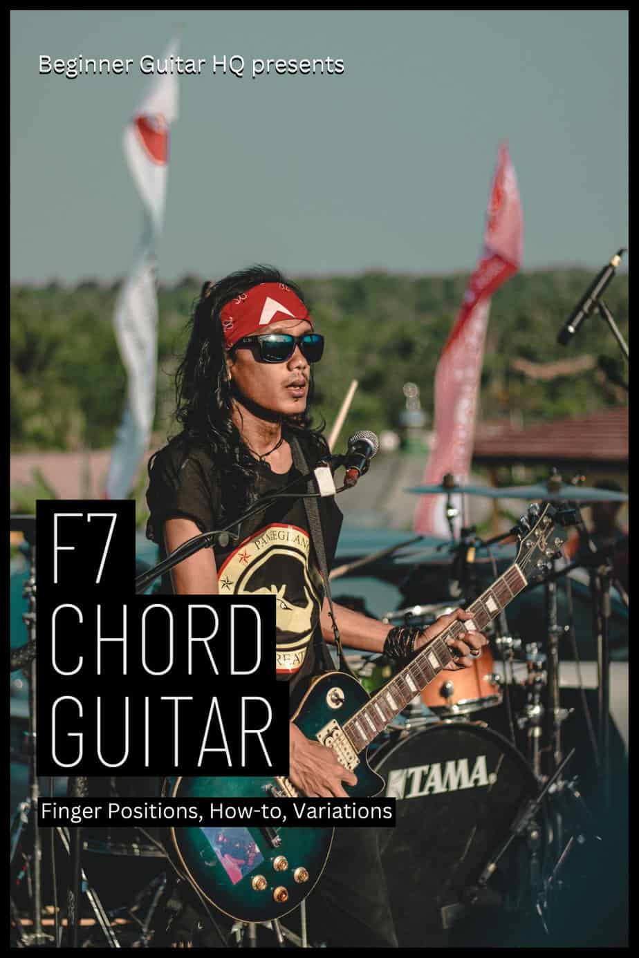 F7 Chord Guitar - Finger Positions, How-to, Variations | Beginner Guitar HQ