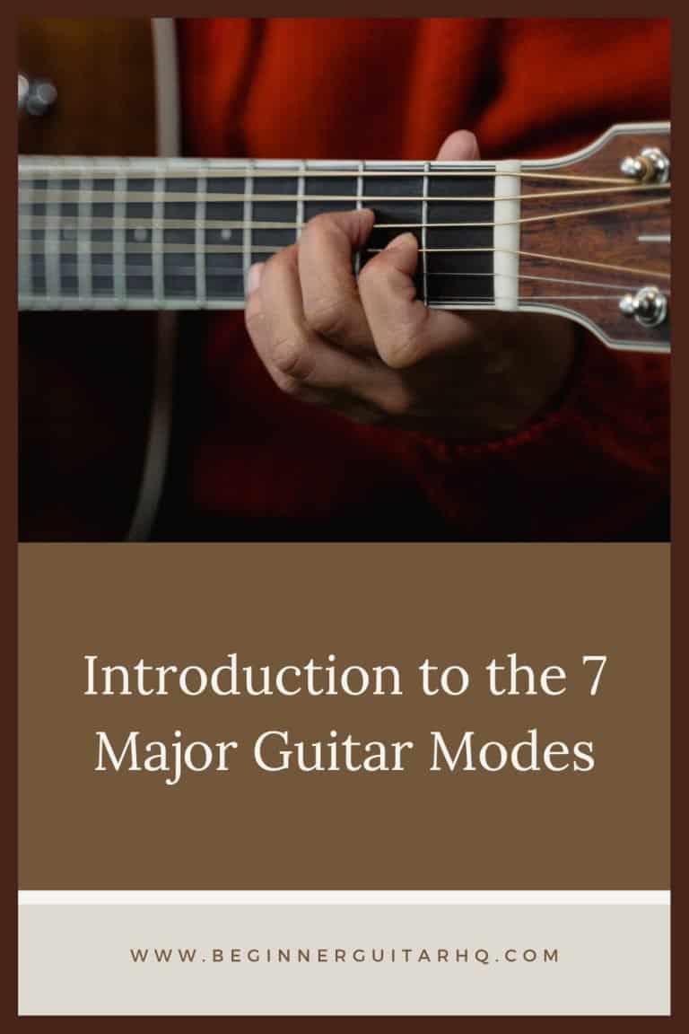 Introduction to the 7 Major Guitar Modes - Beginner Guitar HQ