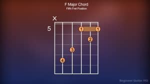 F Major Chord - Finger Positions, How-to, Variations - Beginner Guitar HQ