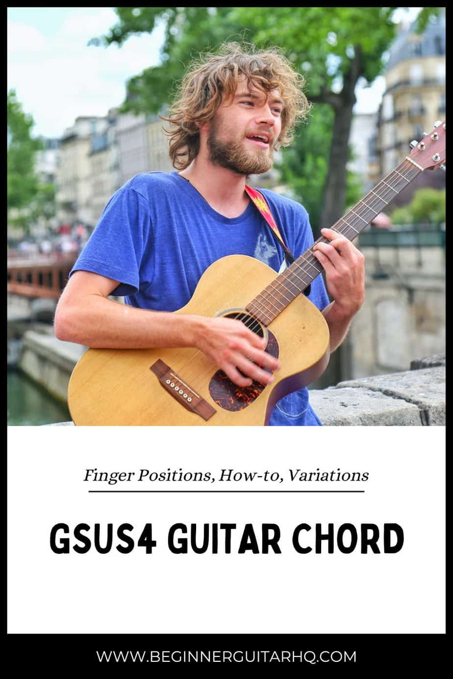 Gsus4 Guitar Chord - Finger Positions, How-to, Variations - Beginner ...