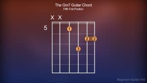 Gm7 Guitar Chord - Finger Positions, How-to, Variations | Beginner ...